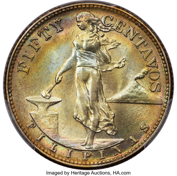 Bid on 1944-S U.S. Philippines 50c PCGS MS65 | Greysheet Marketplace