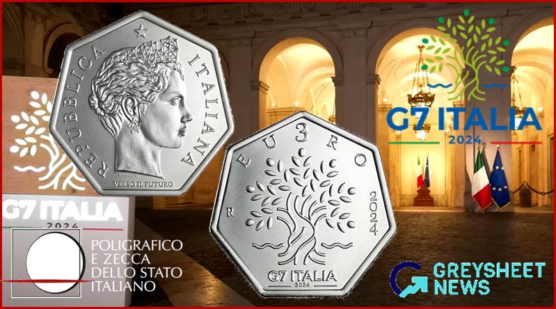 Italy: First Seven-sided Silver BU Coins Released On The Occasion Of ...