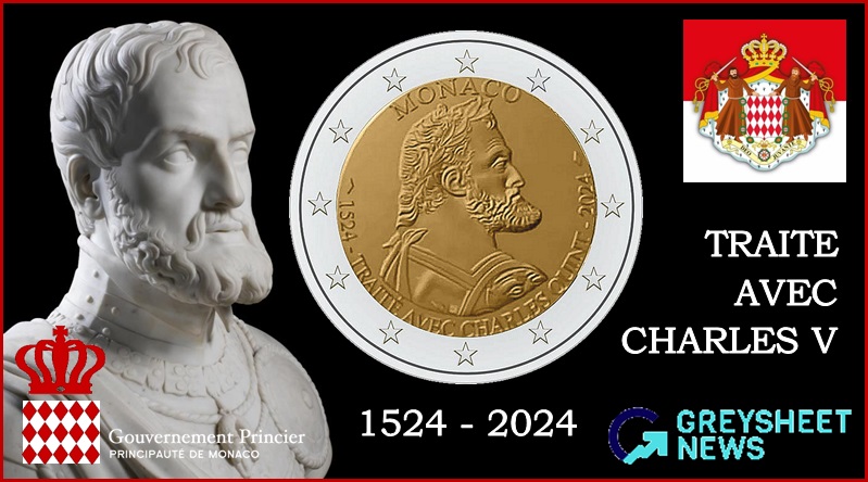 Monaco: Latest Commemorative €2 Coins Issued In Celebration Of ...