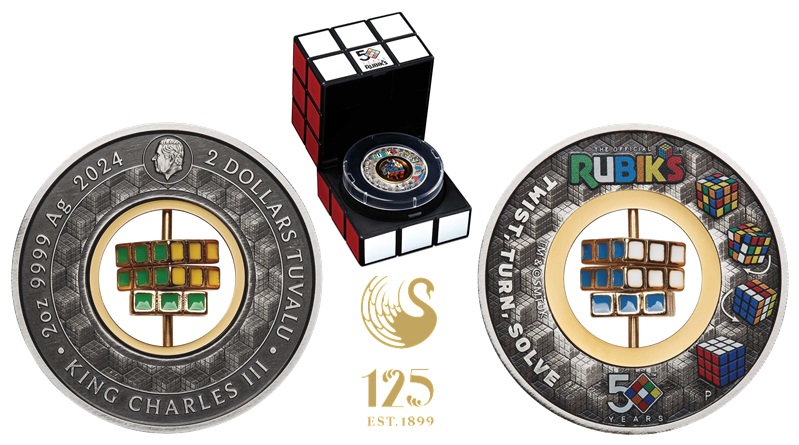 Perth Mint – Tuvalu: 50th Anniversary Of Rubik’s Cube Celebrated On New ...