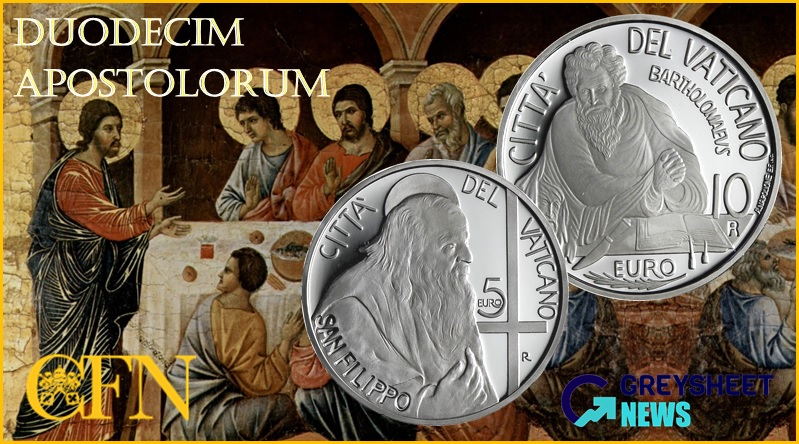 Vatican City: New Silver Proof Coins In The Twelve Apostles Series ...