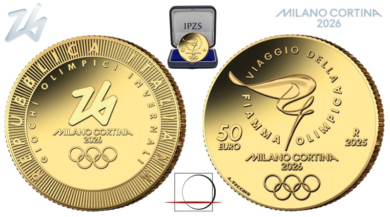 Italy. New One-Ounce Gold Proof Coins Released in Honour of 2026 Milan ...