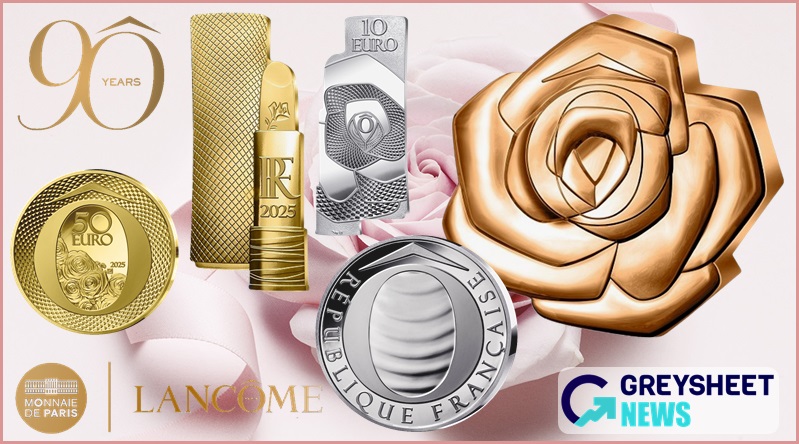 France. Luxury Brand Lancôme Features on Latest Gold and Silver Coins ...