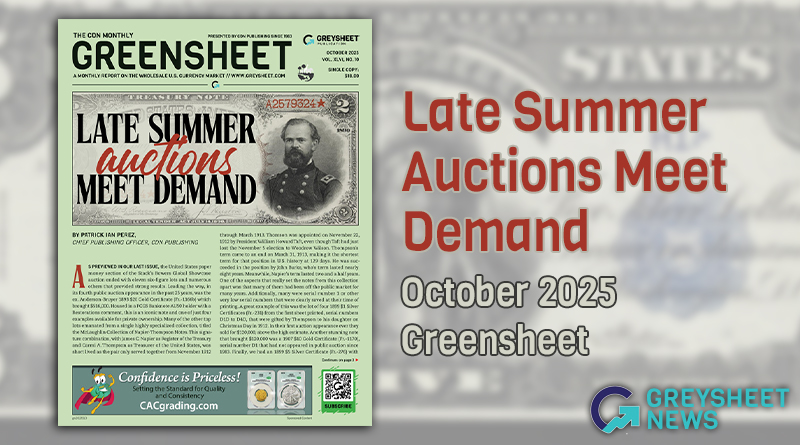The Greensheet: Trusted U.S. Paper Money Pricing | Greysheet