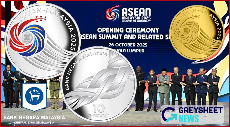 Malaysia. New Silver Proof and Colour Coins Mark Latest ASEAN Summit ...