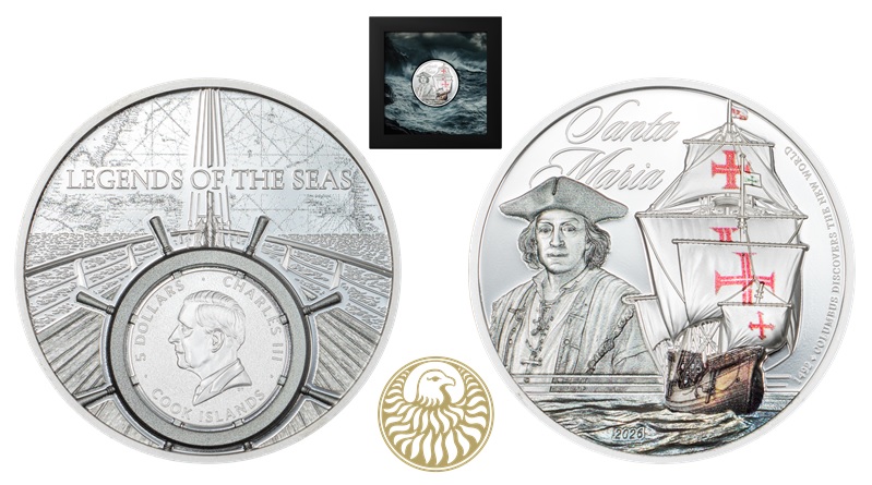 Cook Islands. New Silver Ultra High Relief Proof Coins Launch Legends ...