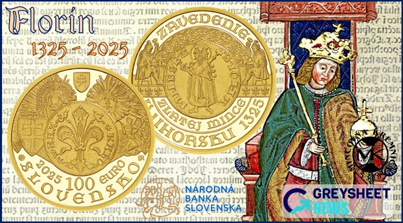 Slovakia. New Gold Proof Coins mark 700th Anniversary of Kingdom’s ...